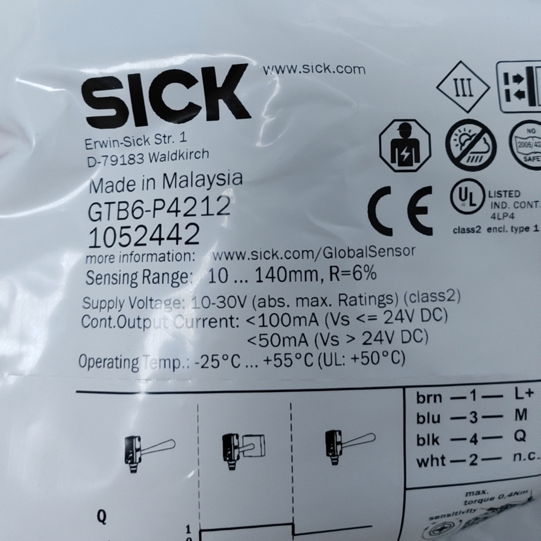 SICK GTB6-P4212 Photoelectric switch – zechen